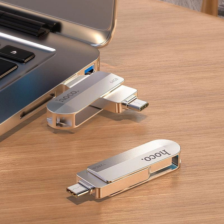 Внешний накопитель Type-C USB Hoco UD10 16Gb, серебристый