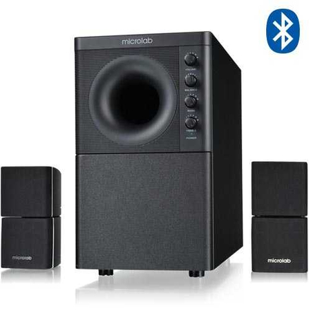 Колонки Стереосистема Microlab X3BT/2.1/98W, Bluetooth 4.0/BLACK
