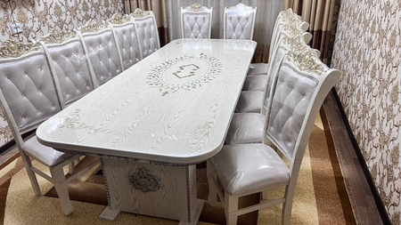 Stol-Stul Kamplekt 12-talik Arzon Narxda Baquvat