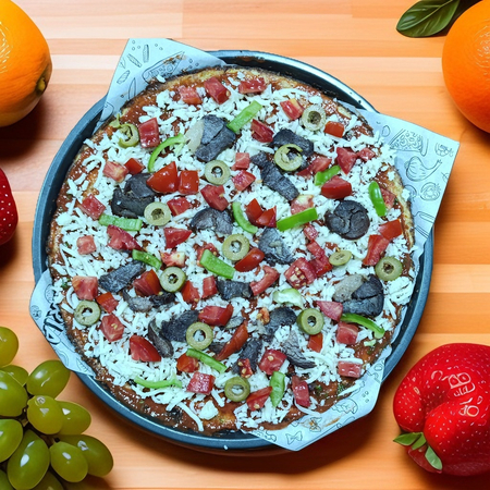 KETO PIZZA biz bodom va kakos unlaridan sog‘lom pitsa etkazib beramiz