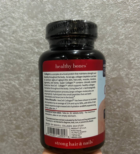 Коллаген Collagen Neocell + С, 120 таблеток, без ГМО