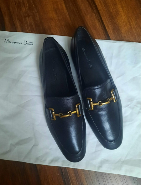Лоферы Massimo Dutti разм 36  мягкая кожа Новые