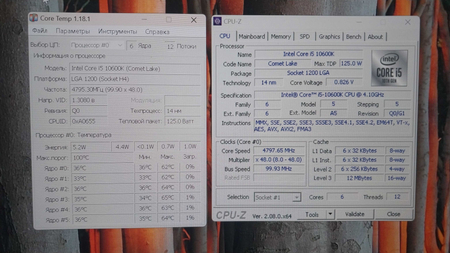 Процессор Core i5 10600K 10-го поколения. Сокет LGA 1200. Из США.