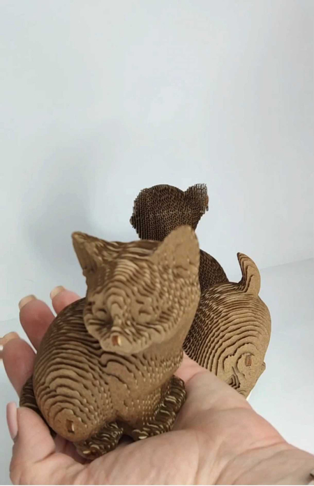 Развивающий Пазл 3D Три кота!