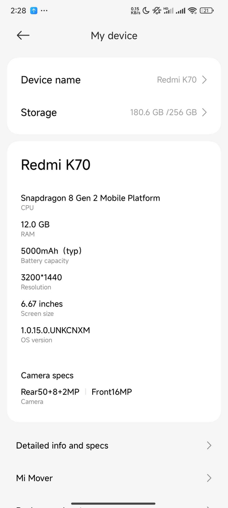POCO F4 GT/Redmi K50 G 8/128GB