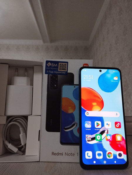 Redmi Not 11 8/128 radnoy karobka dakument