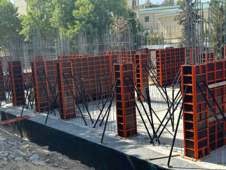 Опалубки и стойки, дамкрат