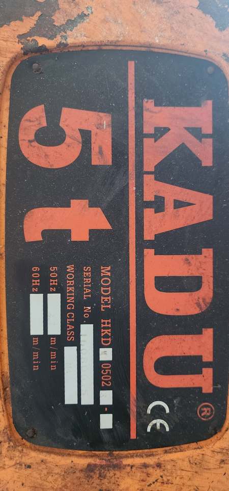 Телфер 5 тонник KADU