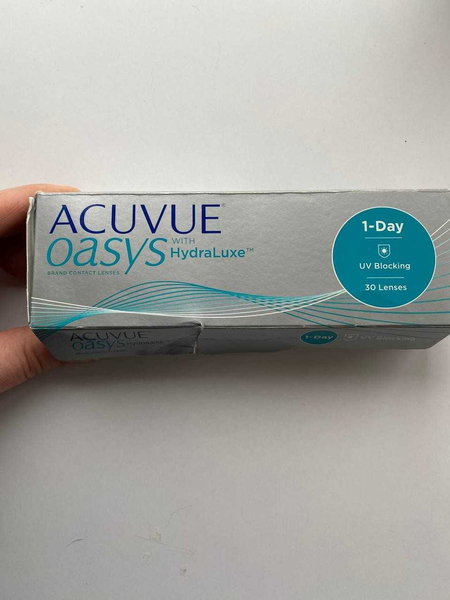 Линзы контактные (- 8) ACUVUE OASYS 1-Day with HydraLuxe
