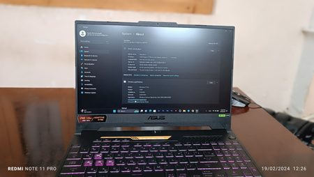 Asus Tuf A15 FA507NU- R77735
CPU: Ryzen 7-7735Hs (3.2