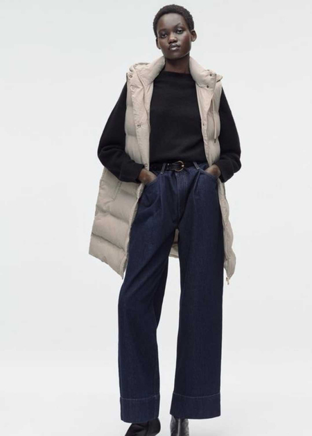 Женская теплая безрукавка Zara