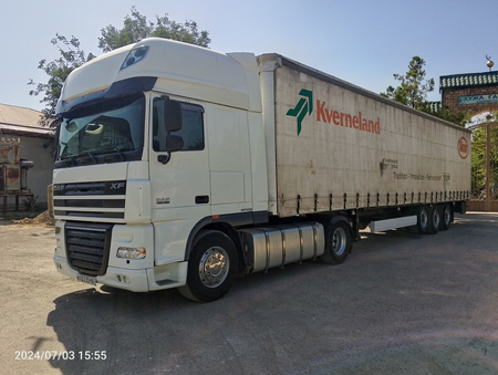 DAF! 2012 йил  Krone 2008 йил! Четга катнаб Турган мошин!