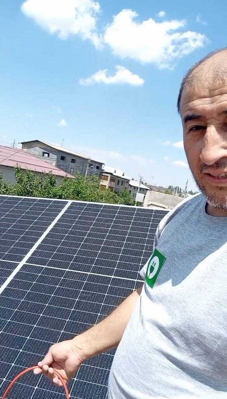 Установка солнечных панелей и ремонт
