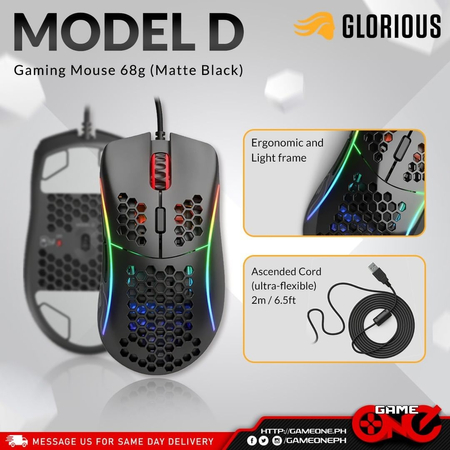 Хит!Игровая мышка/мышь (1шт) Glorious Model D (вес 69г)