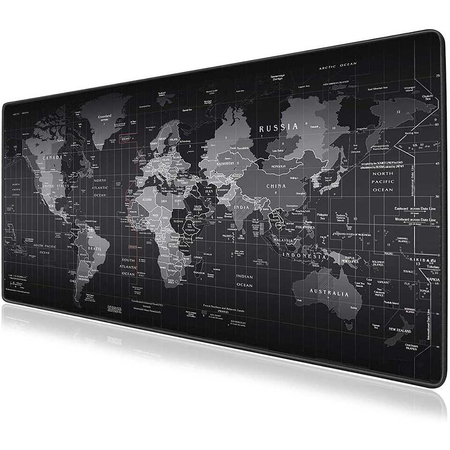 Коврик для клавиатуры и мыши - Карта мира, 90x40 см + Доставка
