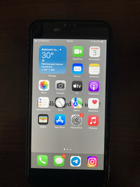 Iphone 7plus otb beradgan joyi bor