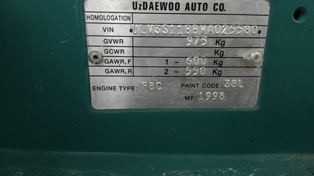 Tico DAEWOO sotiladi