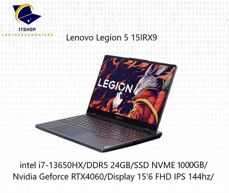 Lenovo Legion 5 15IRX9 i7-13650HX 24/1000 RTX4060