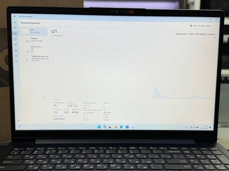 1-Kunli NOTBUK LENOVO IdeaPad Ryzen 7 5825U ozu-8gb ssd-256gb DDR4