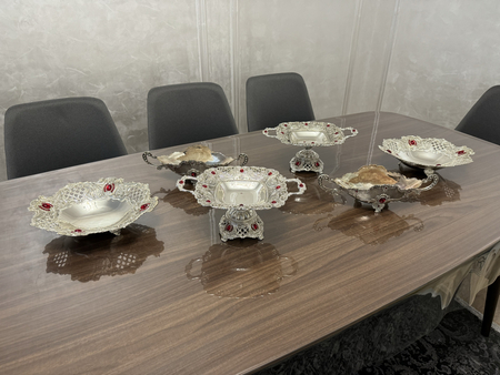 Серебряный набор