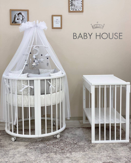 Детская кроватка трансформер  7 в 1 Baby luxe