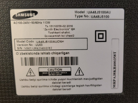 ТВ жидкокрестал SAMSUNG 49
