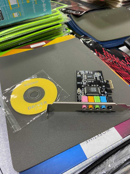Новый звуковая карта pci e Sound