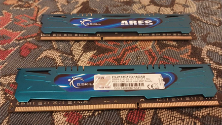 Оперативная Память DDR3 G.SKILL ARES 16GB (2 X 8 GB) 2133 MHz.