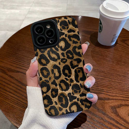 Модный силиконовый чехол с золотым леопардовым принтом для iPhone