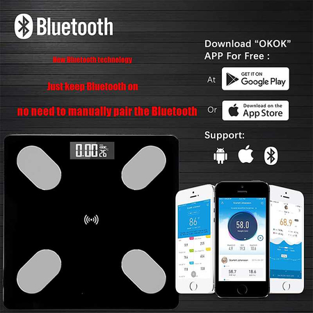 Умные весы Smart Bluetooth Fat Scale