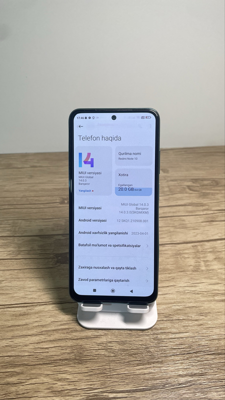 Redmi Note 10 sotiladi