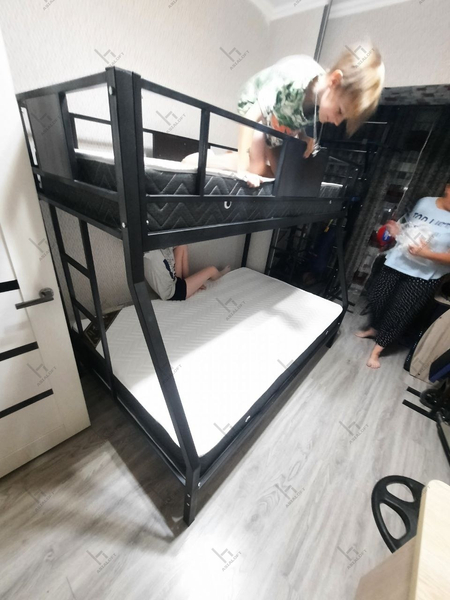 Двухъярусная Металлическая Кровать, LOFT Style, Разборная,