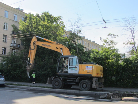 Услуга экскаватора аренда экскаватор котлован траншей