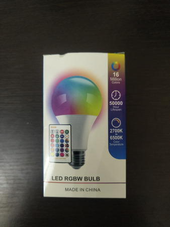 Лампочка RGB 1 шт. 70 000