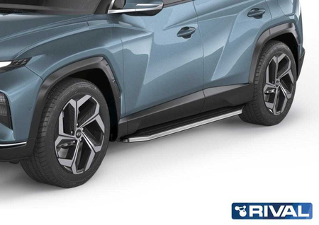 Порог площадка (подножка) для Hyundai Tucson, Hyundai santa fe