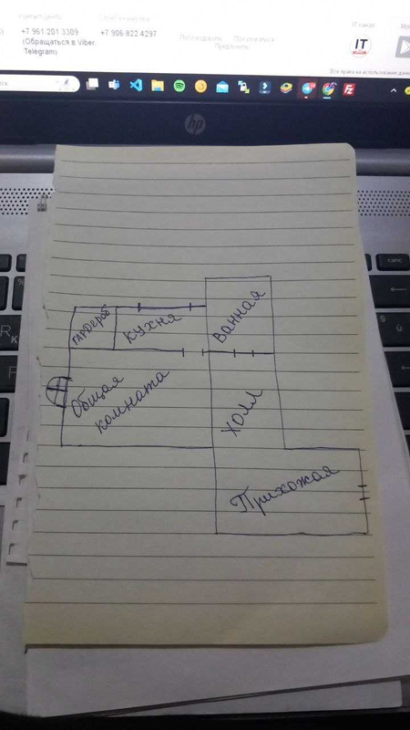 Срочно продаётся 1х-комнатная квартира