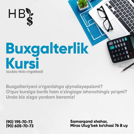 Buxgalterlik o'quv kursi (sodda tilda)