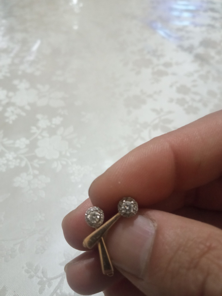 Золотые серьги 585 проба