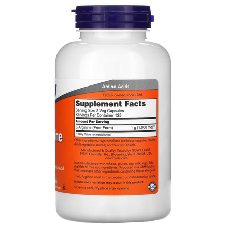 Now foods, L-Arginine 500 mg. Л-аргинин 500мг. из Америки  л аржинин