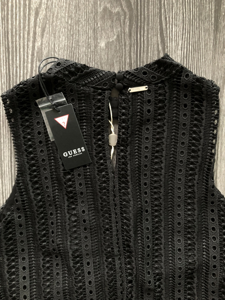 Блузка вечерняя без рукавов черная Guess