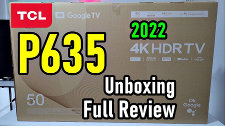 Телевизор TCL 50P635 4K android 11 google tv