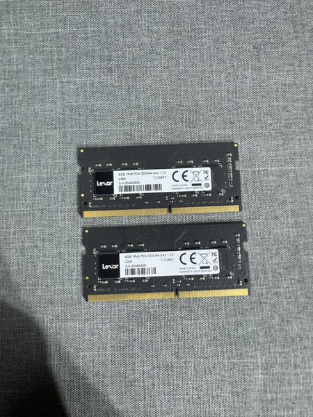 Продам две планки Lexar ddr4 8Gb 3200Mhz новые