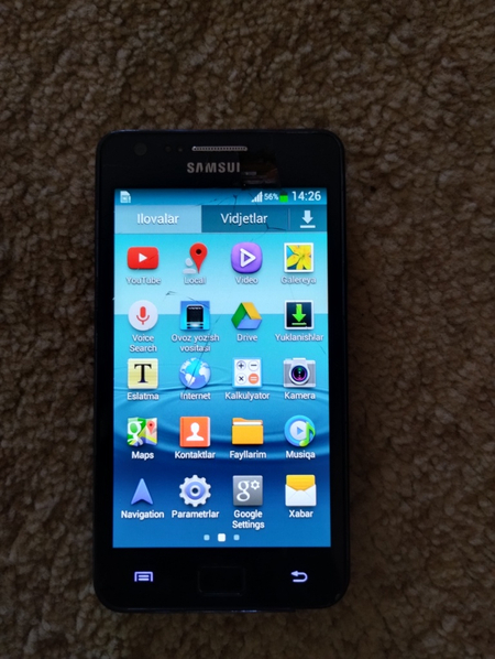 Samsung s 2 plyus