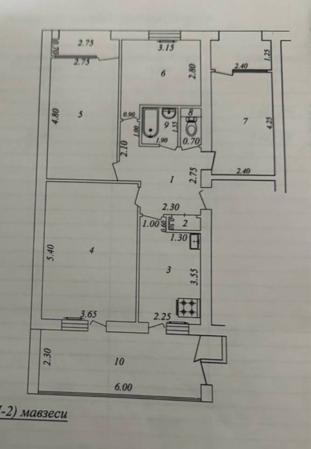 Аренда Ц-2 4/3/4 Кирпич 100м2 Мебель + техника Аллея Гогля
