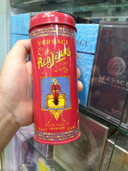 Original  Versache red, (blue)  jeans Edt (75)ml
