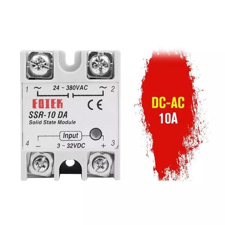 Реле твёрдотельное.SSR-10DA. DC-AC