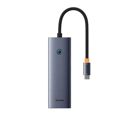 Хабф USB Baseus 4 Port Hub Ultra Joy Series Gigabit Ethernet 100W Char