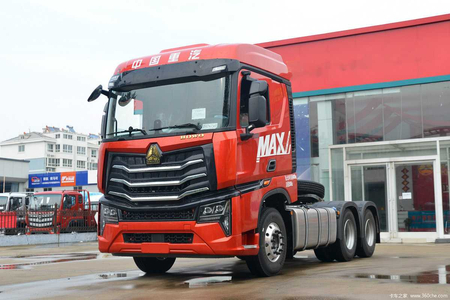 Тягач Howo-Max 480 6x4 дизельный (сзади 2 моста на пневмоподвеске)