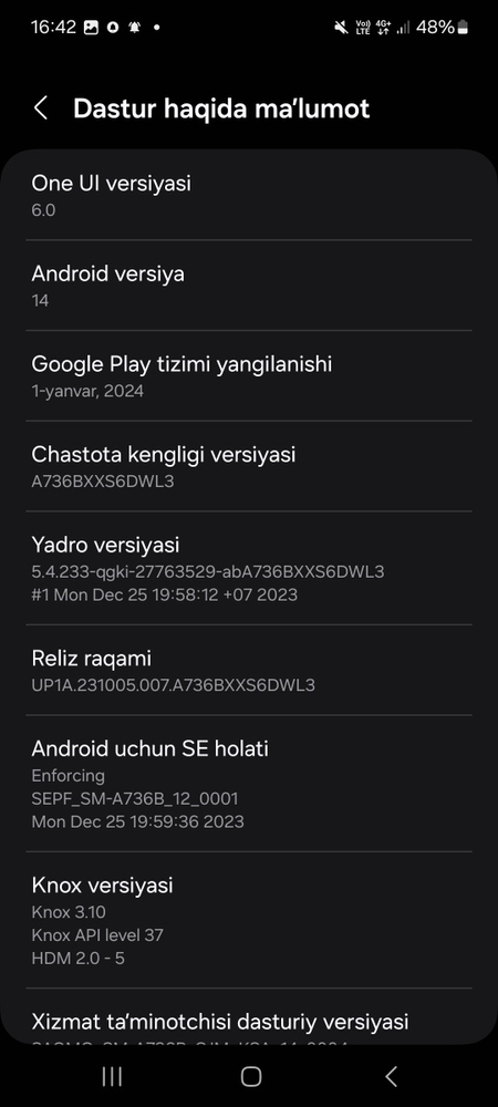 Samsung A 73 kafolat beraman