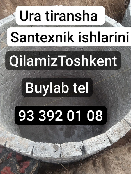 Santexnika ishlar qilamiz